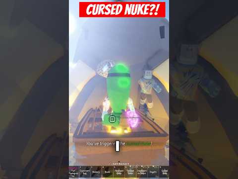 i cant LEAVE until CURSED NUKE in Fisch Roblox!!! #shorts #Roblox #fisch
