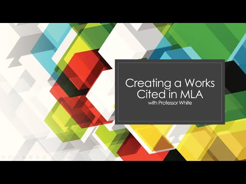 MLA Works Cited