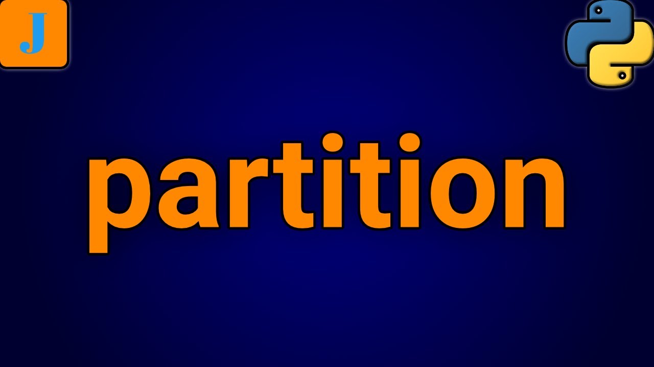 Python partition