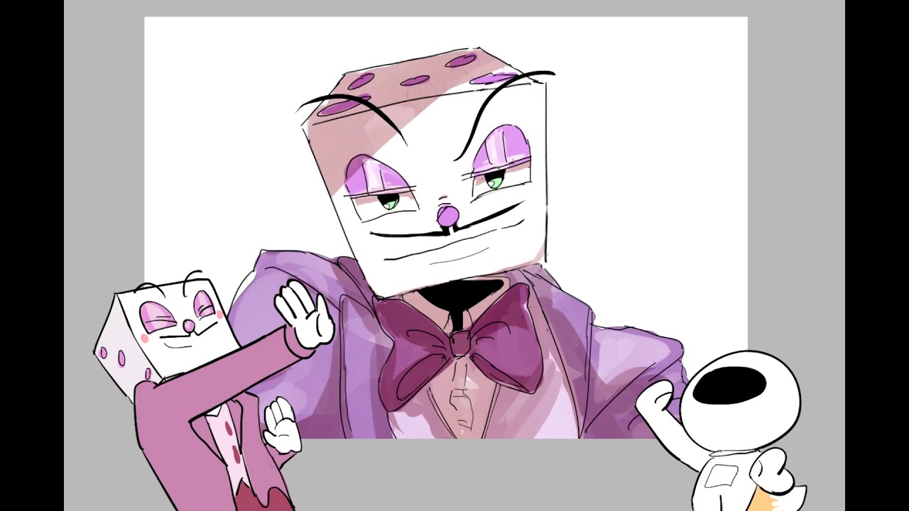 [Cuphead] King Dice Speedpaint (move)
