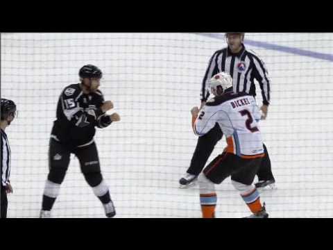 Paul Bissonnette vs. Stu Bickel, October 10, 2016 - Ontario Reign vs ...