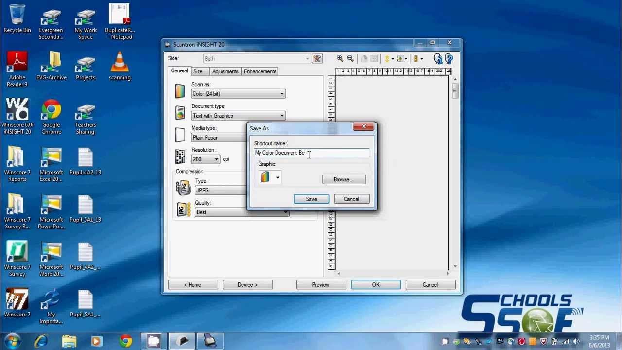 iNSIGHT 20 Document Scanning Using Validation Tool