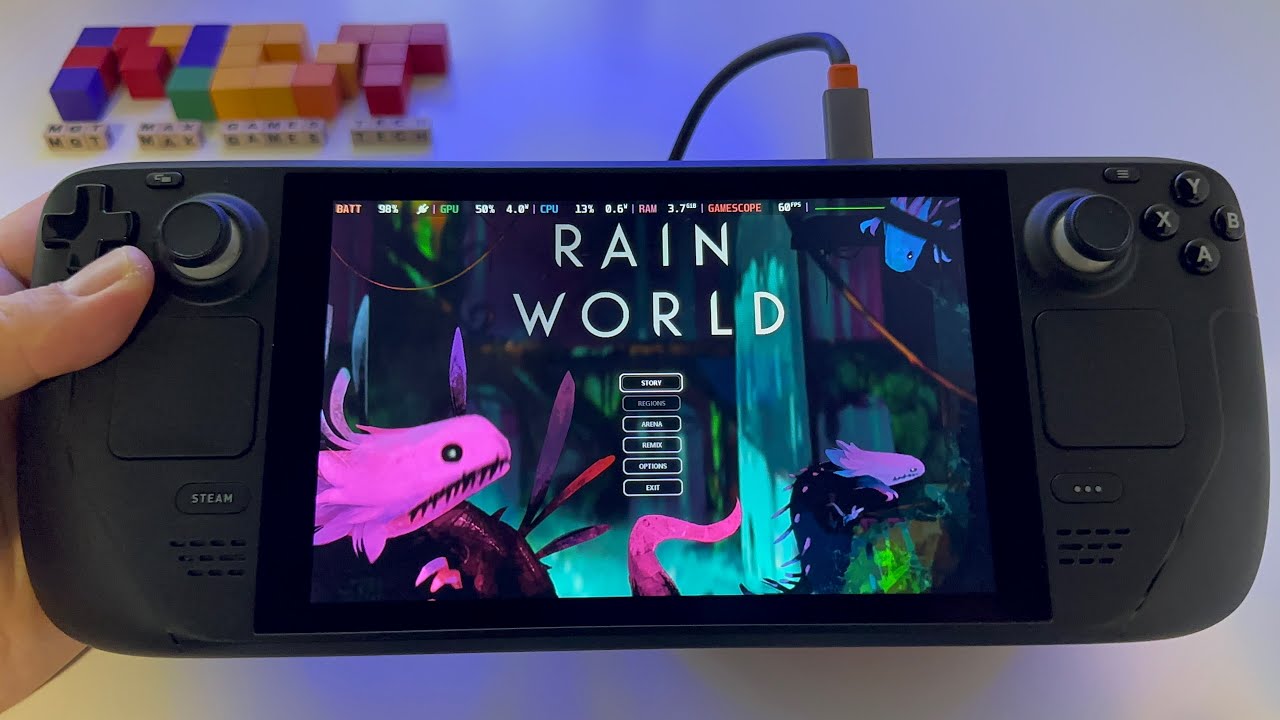 Rain World - Steam Deck gameplay