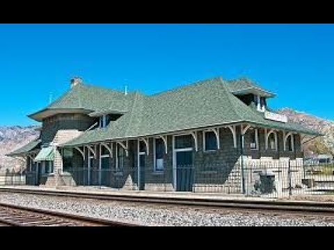 Brigham City, Utah Old Train Depot With 2 Union Pacific Cabooses! Near Ogden & Tremonton