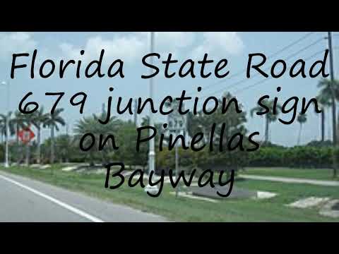 How to pronounce Florida State Road 679 junction sign on Pinellas Bayway in English?
