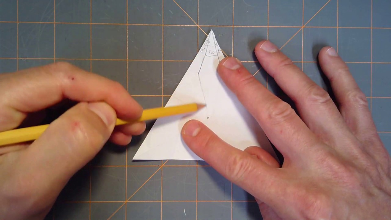 Origami Pattern Blocks - Tan Rhombus v2