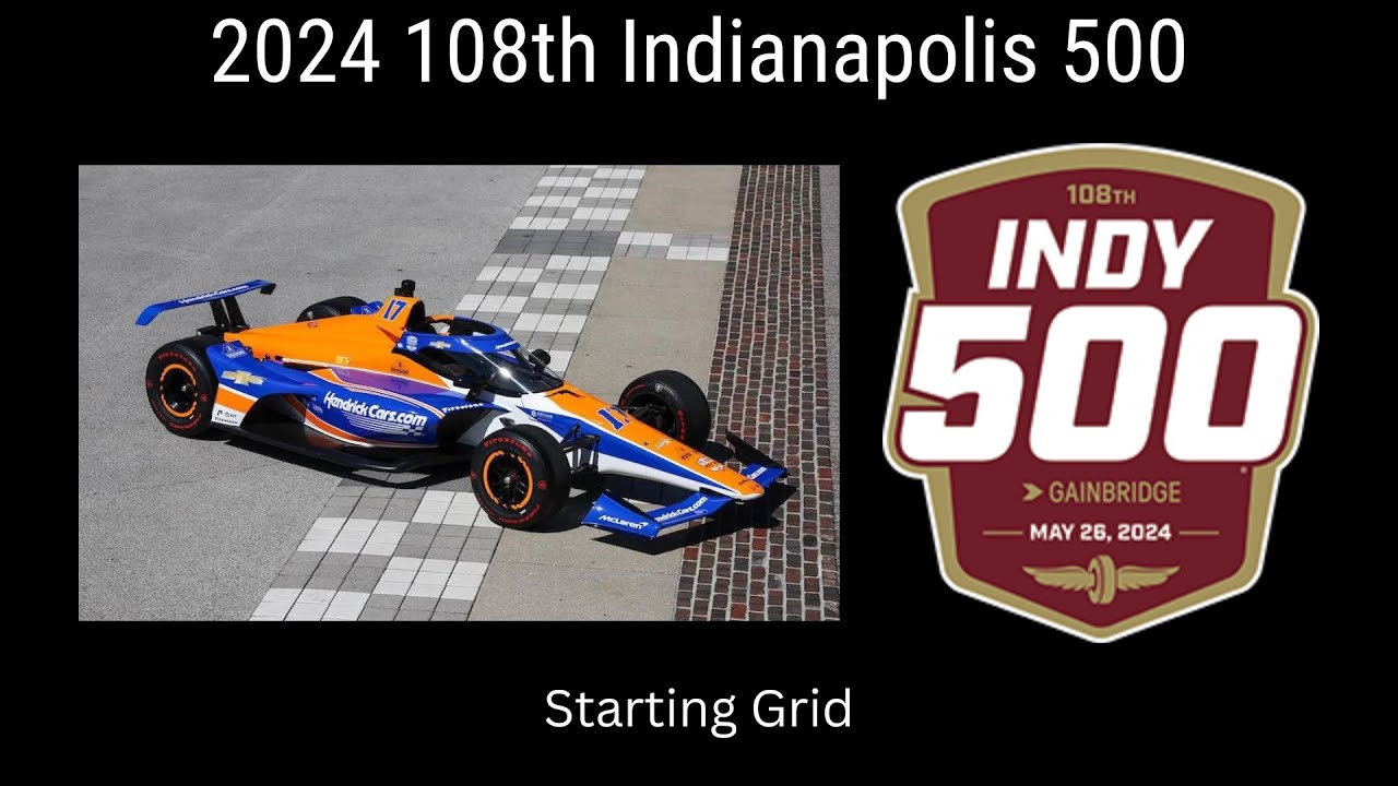 2024 108th Indianapolis 500 Starting Grid
