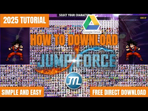 Jump Force Mugen v13 Download Tutorial (Google Drive Download)