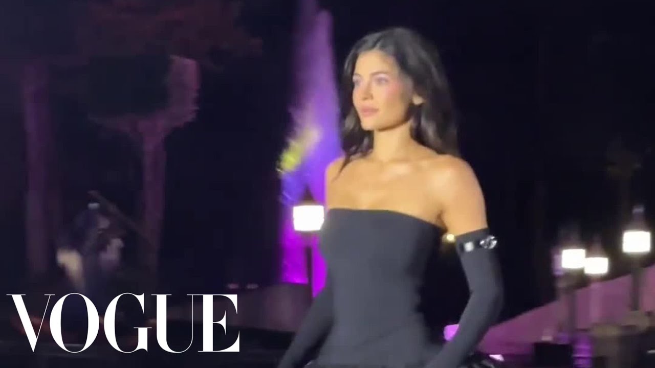 Kylie Jenner Walks the Disneyland Runway at Coperni