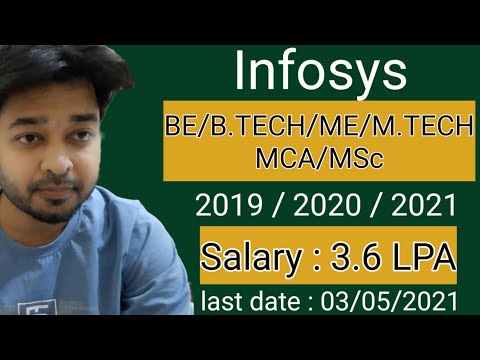 Infosys Recruitment 2021 | Engineer's World
