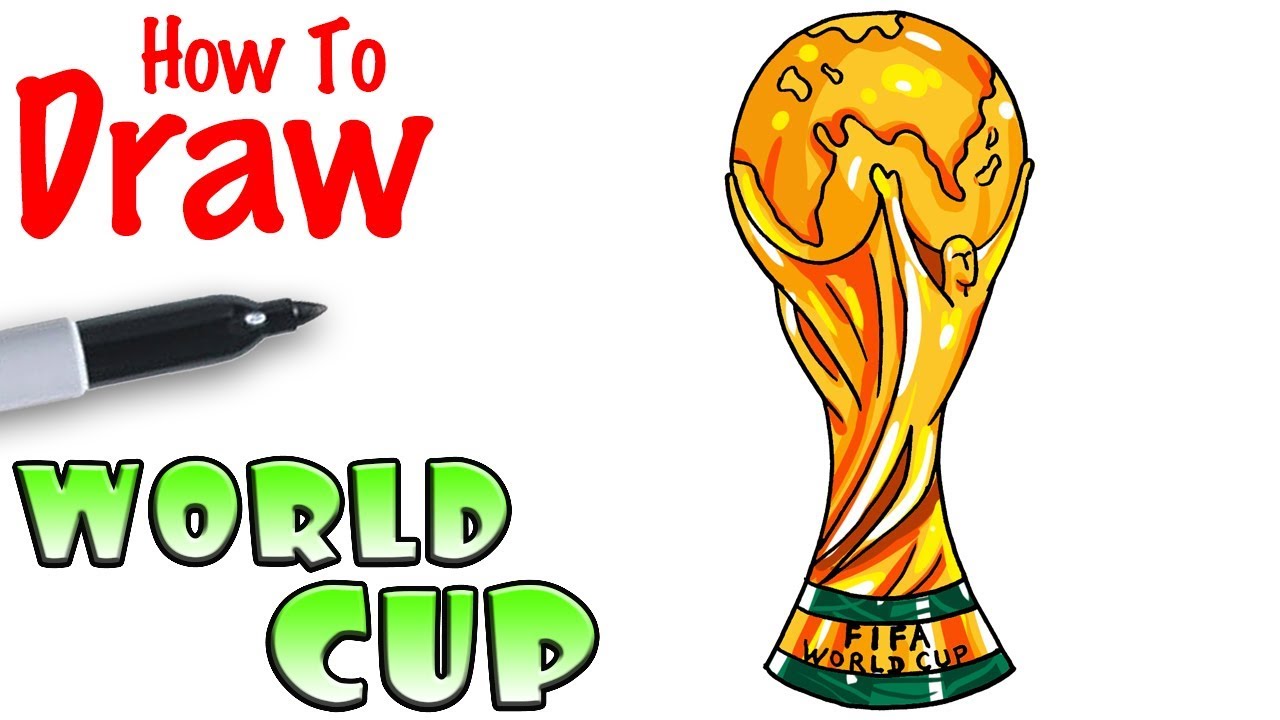 How to Draw the Worldcup Trophy