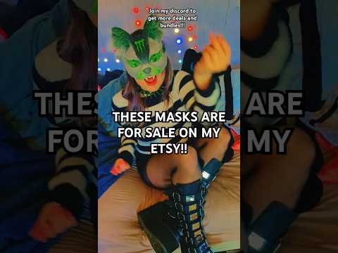therian mask sale! #theriangear #theriam #alterhuman #therianthropy #furry #smallbusiness #kandi