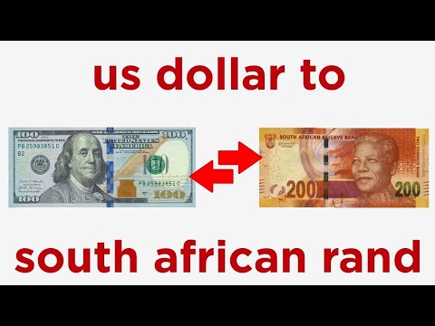 US Dollar To South African Rand Exchange Rate Today | Dollar To Rand | USD To ZAR | Rand To Dollar