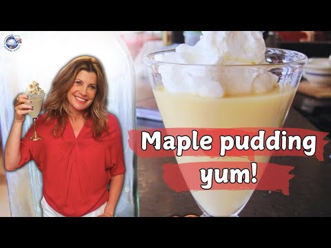 Maple Pudding with Bourbon Whipped Cream | Easy & Delicious Dessert Recipe