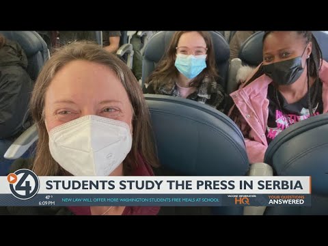 Washington State University students travel to Serbia, explore freedom of the press overseas