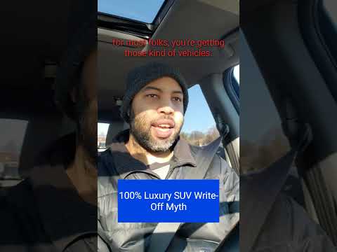 100% Luxury SUV Write Off Myth