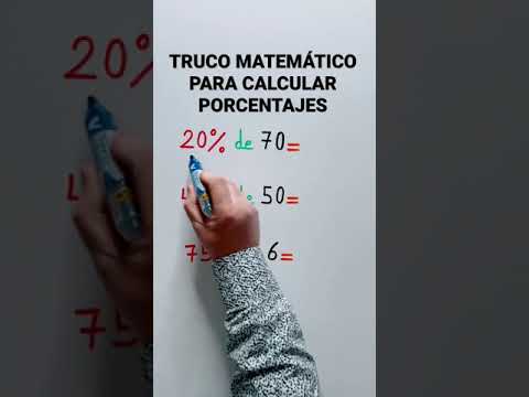 MATHEMATICAL TRICK TO CALCULATE PERCENTAGES