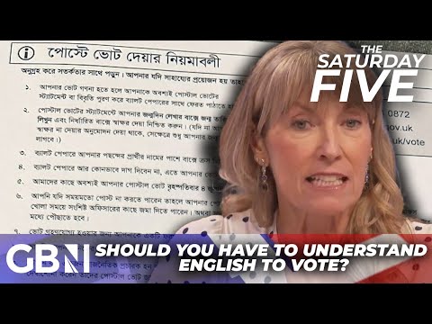 'It should be ESSENTIAL' for voters to speak English | Polling card issued with NO English writing