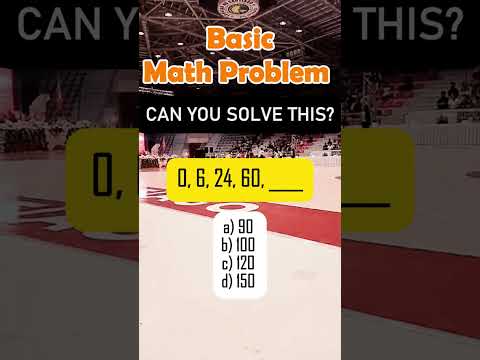 0, 6, 24, 60, ____ a) 90 b) 100 c) 120 d) 150 #MATH #sequence #mathschallenge #quiz #mathskills