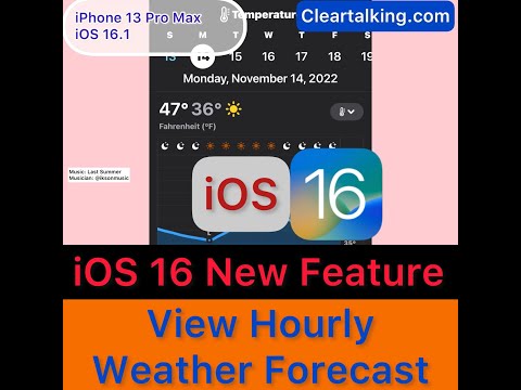 iOS 16 New Feature - View hourly weather forecast in a specific day #shorts #ios16 #iphone