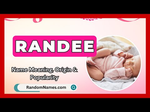 Randee - Baby Girl Name Meaning, Origin & Popularity - RandomNames.com