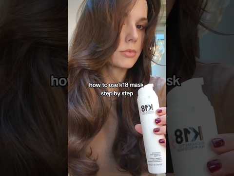 k18 mask step by step tutorial #k18 #k18mask #healthyhair #hairtutorial