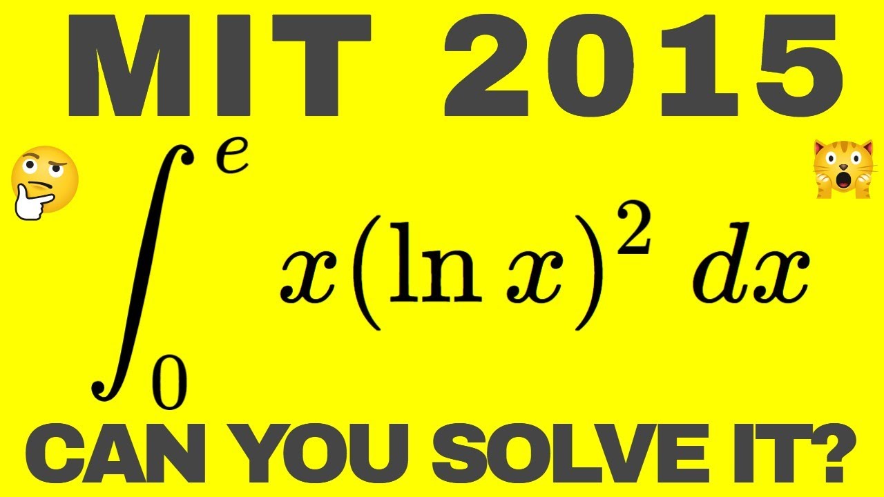 MIT Integration Bee 2015 #6