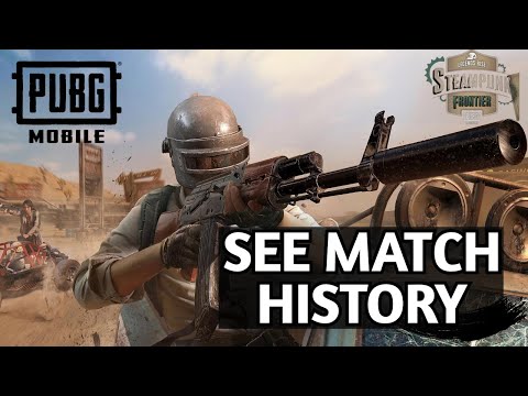 How to See Match History in PUBG Mobile 2025?