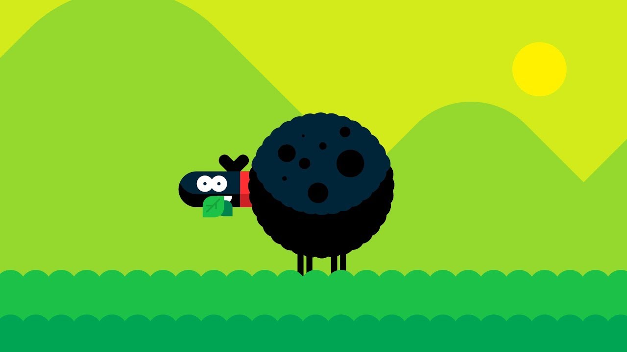 Happy SHEEP Vector Illustration