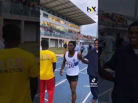 🇬🇭Sarfo Andah of Ghana Police beats Joseph Andoh Kwofie to win 100m in the Accra Championship