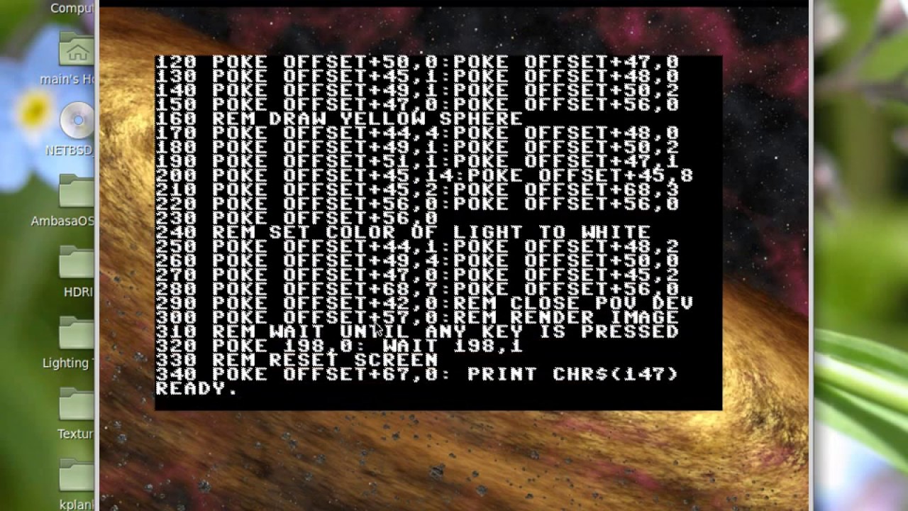 Commodore 64 BASIC V2 example code 4