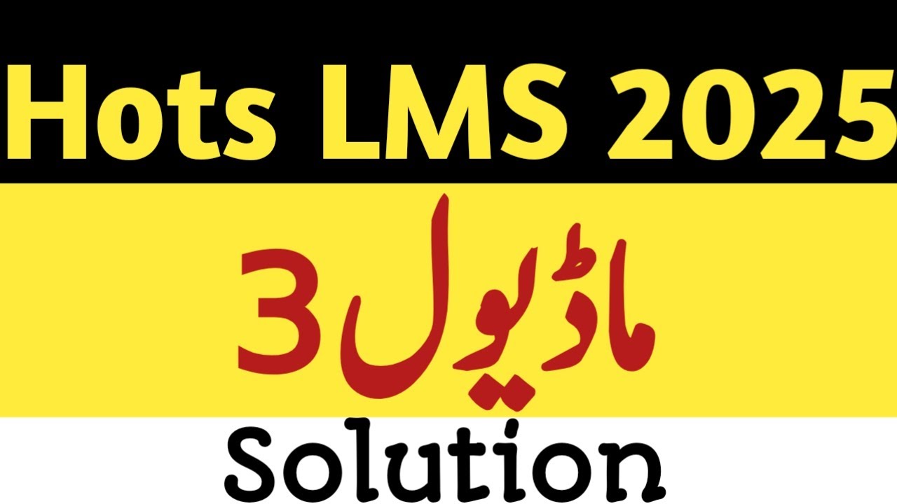 Hots module 3 answeres|hots module 3 key|hots module 3 solution|hots training module 3 solution