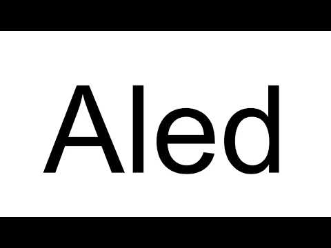 How to Pronounce Aled