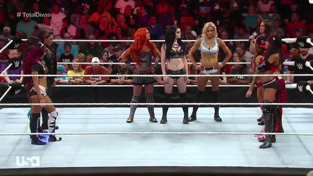 Sasha Banks Charlotte & Becky Lynch wwe Debut 2015