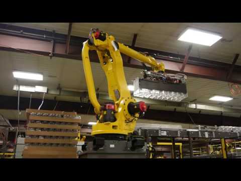 Robotic Depalletizer with FANUC M-410iB/140H Robot - Brenton