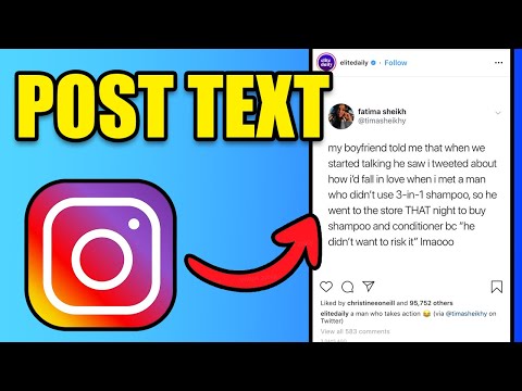 How To Post Text On Instagram | Post Long Text On Instagram