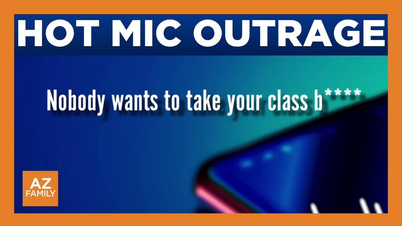 Outrage after hot mic catches Arizona school board member's comments