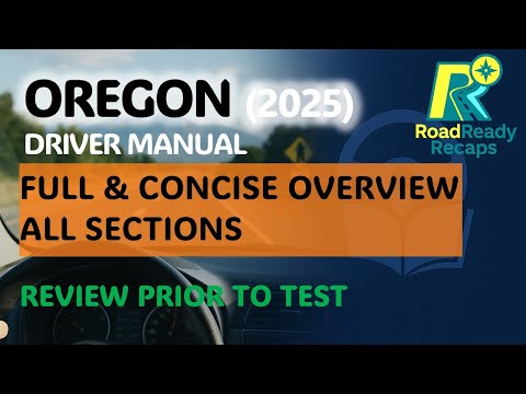 Oregon Driver Manual 2024-2025 – Full & Concise Overview | RoadReadyRecaps