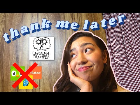 The Best FREE Language App Is THIS, thank you for coming to my TEDx Talk. || Language Transfer