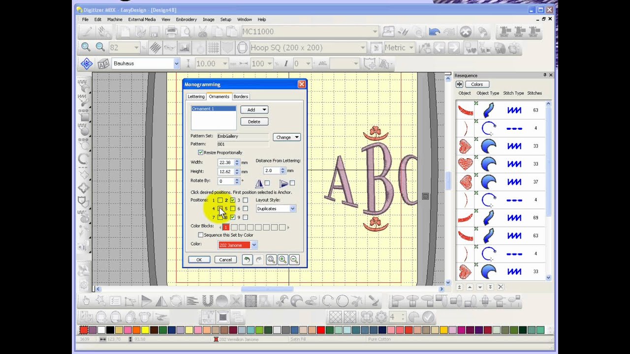 Digitizer MBX Tutorial - New Monogram