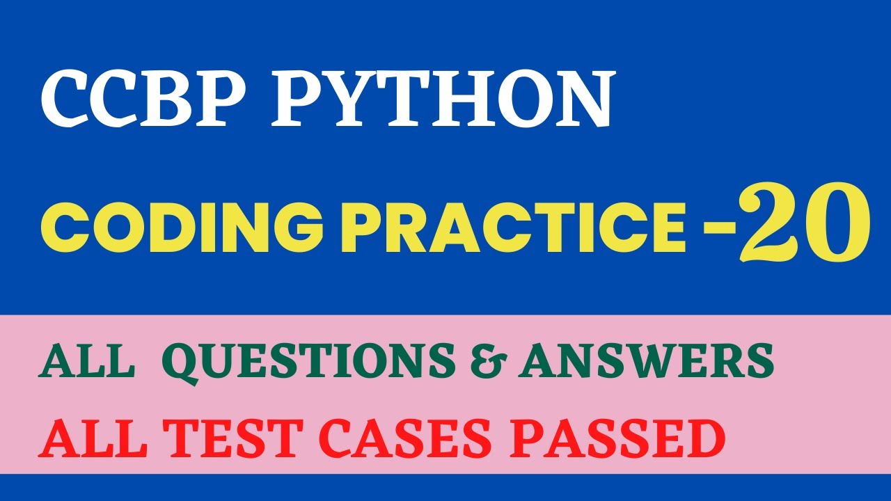 Coding Practice - 19 | Lists | Python | CCBP 4.0