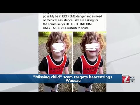 "Missing child" scam targets heartstrings and your pocketbook