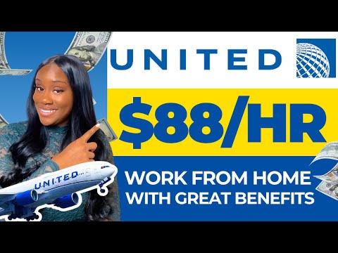 United Airlines Is Hiring Remote! Make $3,520/WEEK | UNITED AIRLINES REMOTE JOBS