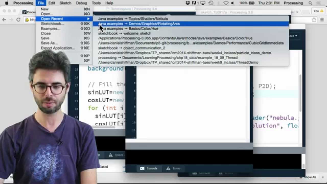 Preparing to discuss Processing 3