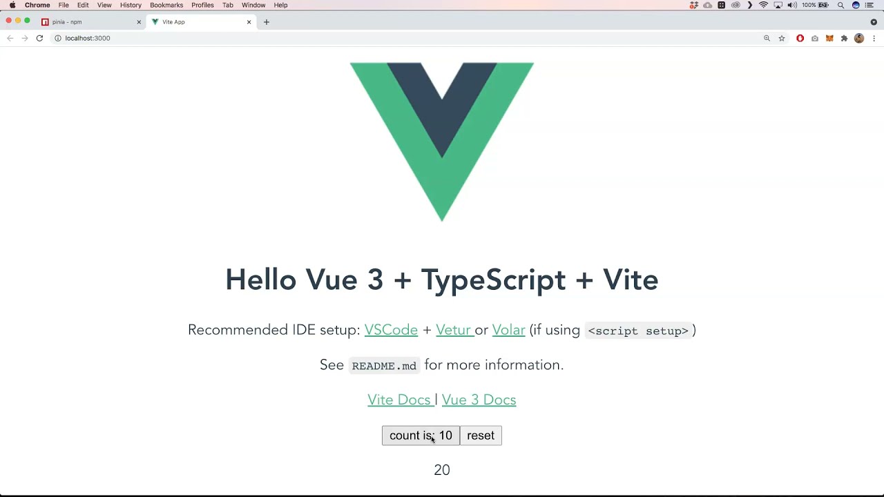 pinia a vue.js store