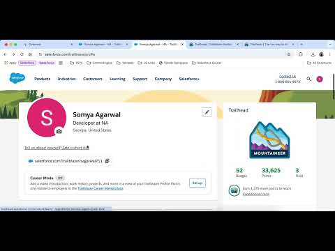 Salesforce Trailhead Tutorial