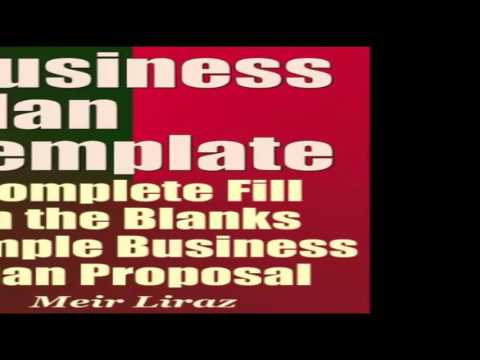 Business Plan Template Complete Fill in the Blanks Sample Business Plan Proposal Including 4 Free