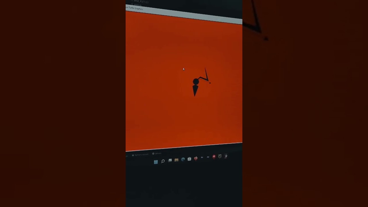 Spiderman logo Using Python 🕸️ #python #shorts #spiderman