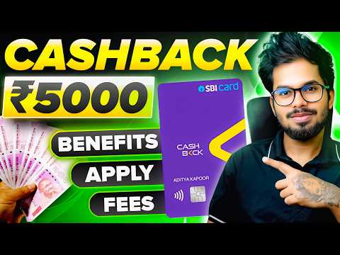 BEST Cashback Credit Card in 2025? REVIEW of SBI Cashback - Features, How to Apply, Fees, Benefits