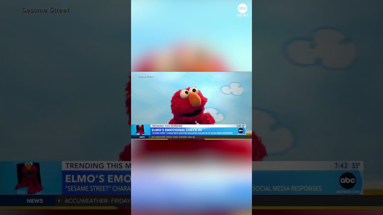 Elmo checks in with the internet — and the responses are emotional